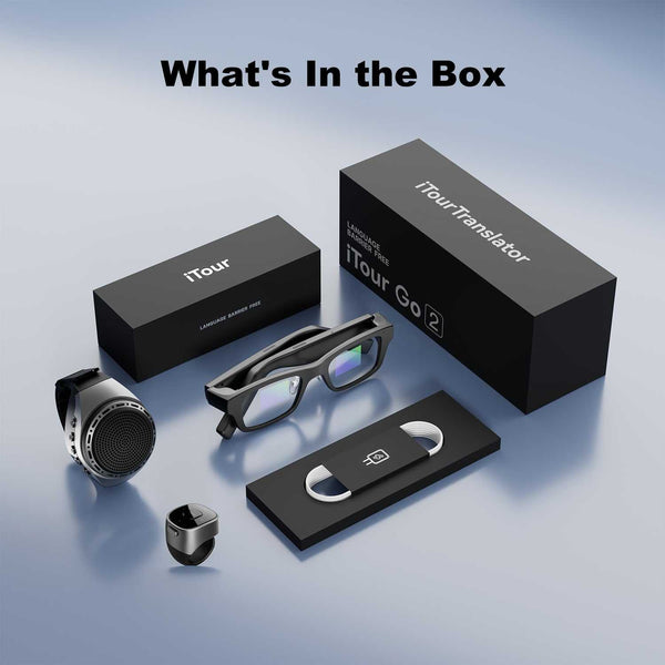 iTour GO2 Smart AI Translation Glasses for Real-Time Language Translation