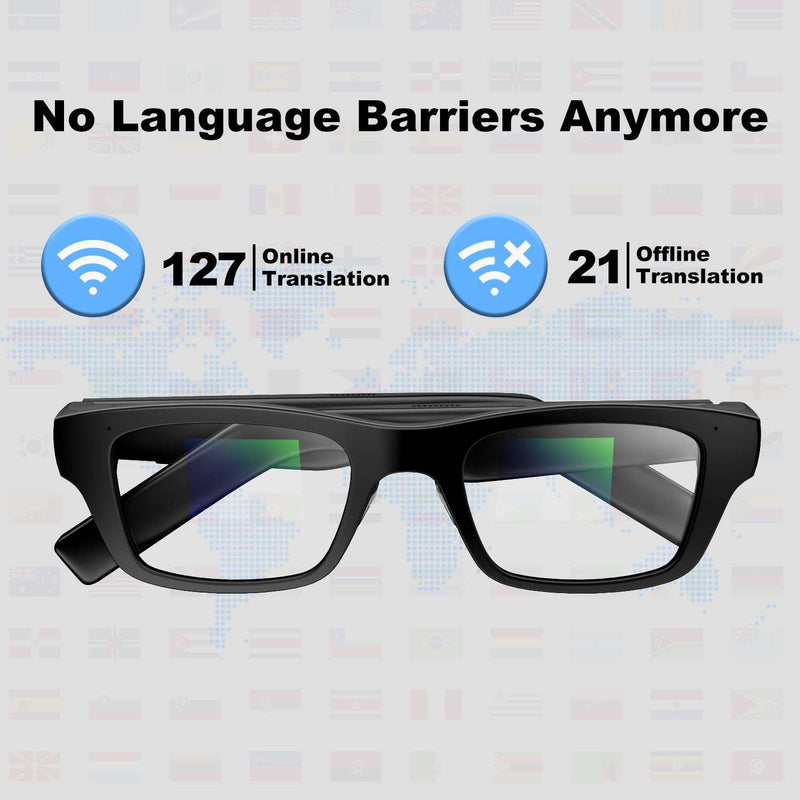 iTour GO2 Smart AI Translation Glasses for Real-Time Language Translation